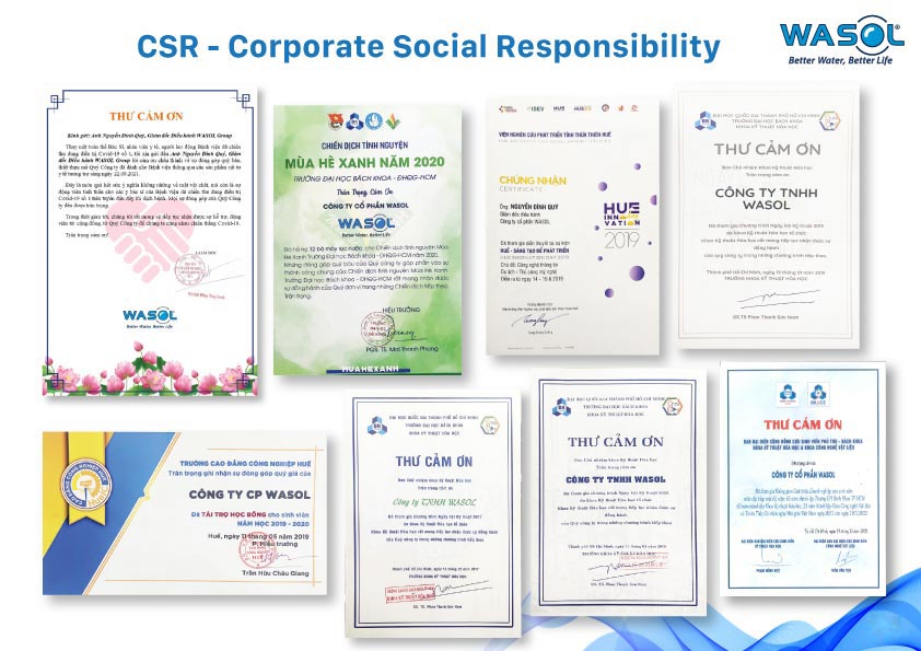 CSR - Corporate Social Responsibility - WASOL