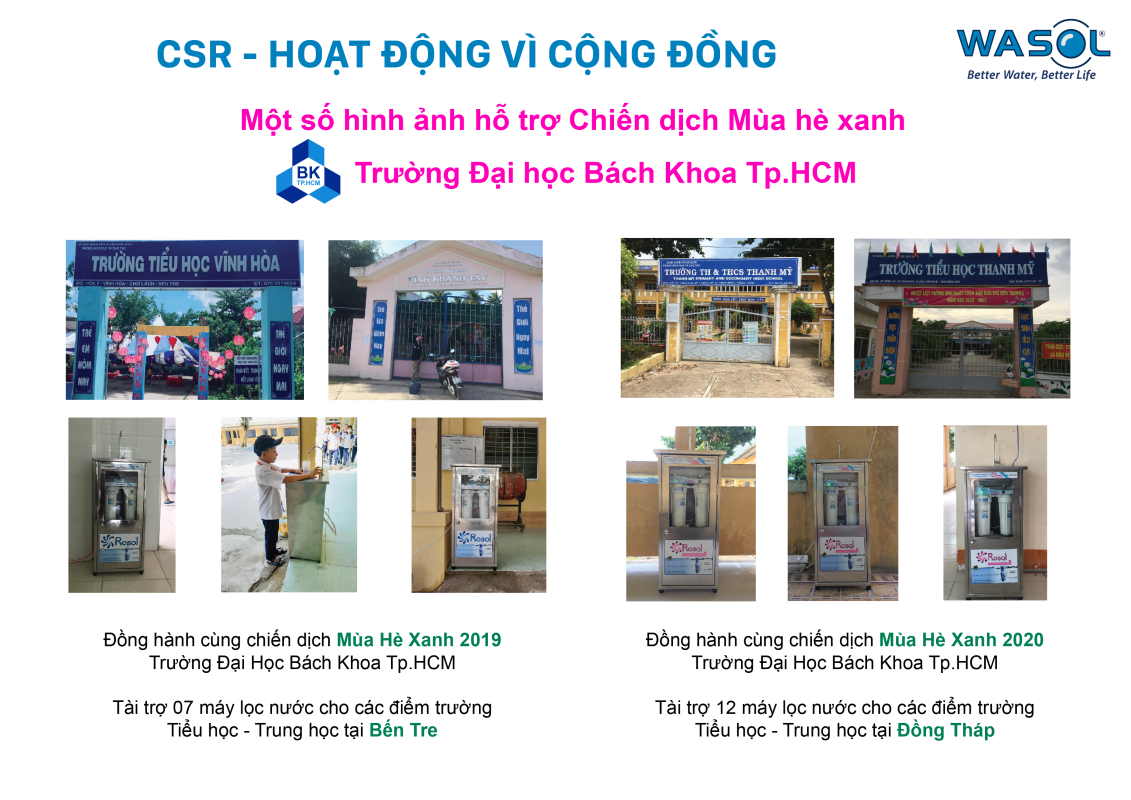 CSR Hoạt động vì cộng đồng - WASOL